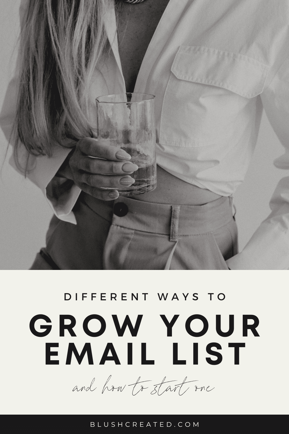 How to Start an Email List Using Flodesk | Blush Created