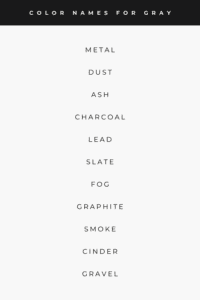 Color Names for Your Next Branding Project | Blush Created