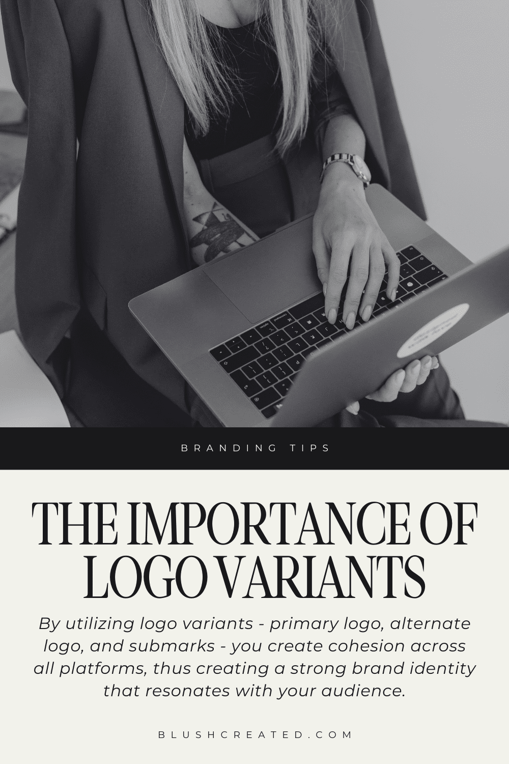 The Importance Logo Variants | Blush Created