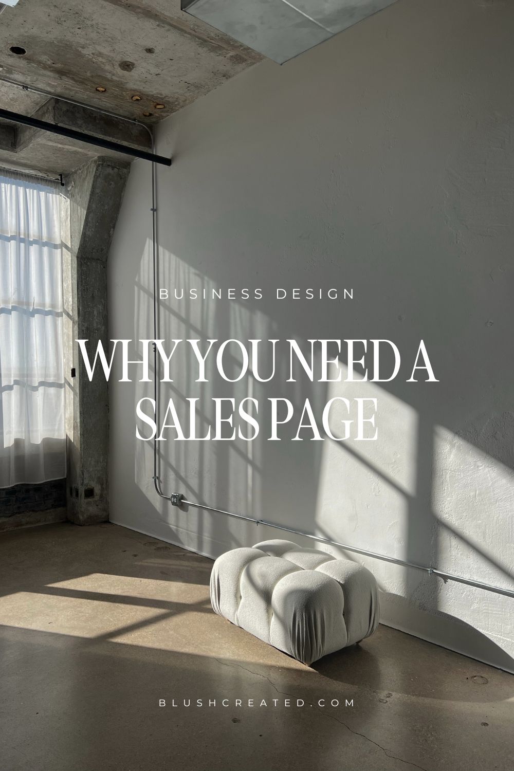 Why You Need a Sales Page to Help You Sell Your Product | blushcreated.com